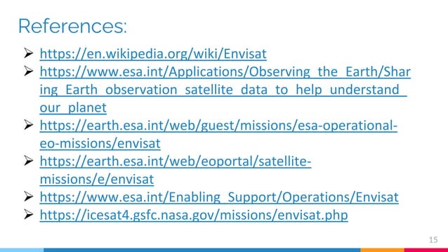 Envi sat satellite | PPT