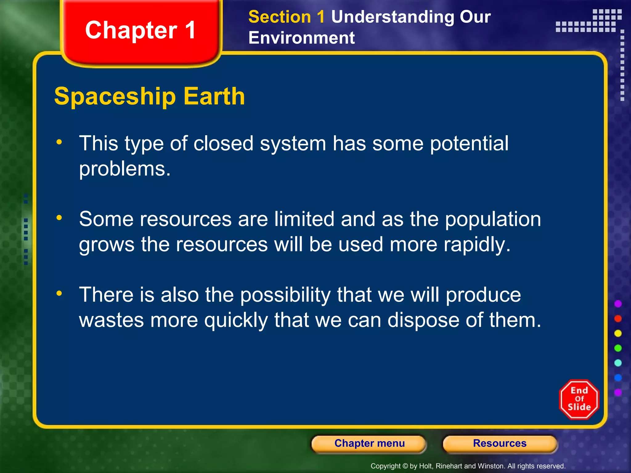 Envi sci ch1 sect 1 ppt | PPT