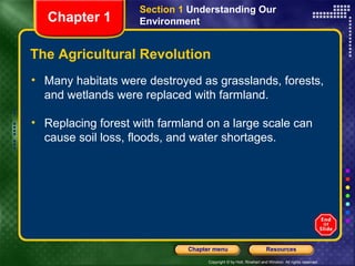 Envi sci ch1 sect 1 ppt | PPT