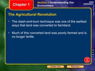 Envi sci ch1 sect 1 ppt | PPT