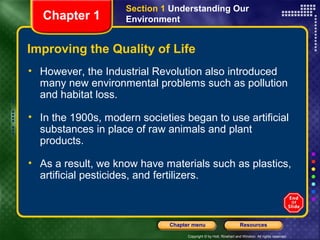 Envi sci ch1 sect 1 ppt | PPT