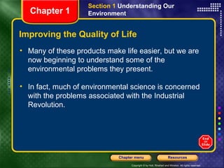 Envi sci ch1 sect 1 ppt | PPT