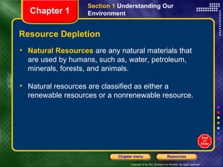 Envi sci ch1 sect 1 ppt | PPT