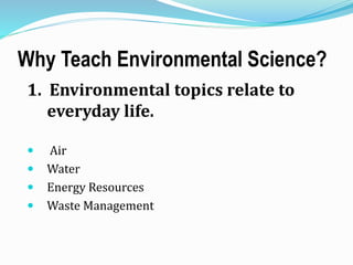 Envi science teaching strategies ppt | PPTX