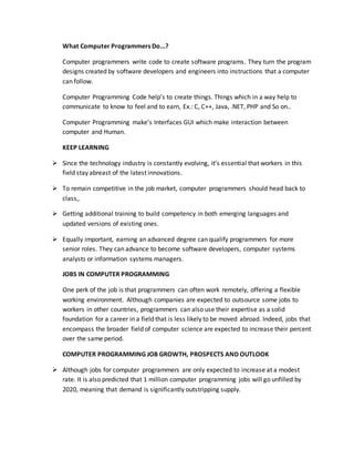 Envision computer-training-institute | DOCX | Programming Languages | Computing