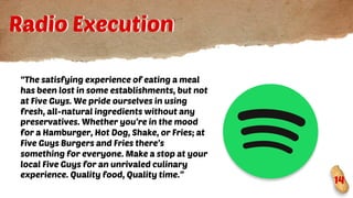 Five Guys Ad Plan Book | PDF