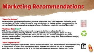 Five Guys Ad Plan Book | PDF