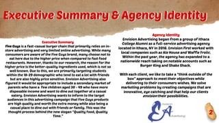 Five Guys Ad Plan Book | PDF