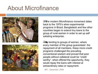 Envisioning Micro Finance | PPT
