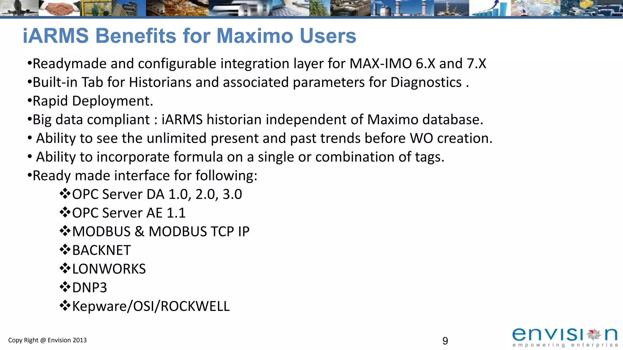 Envision Maximo condition Monitoring | PDF