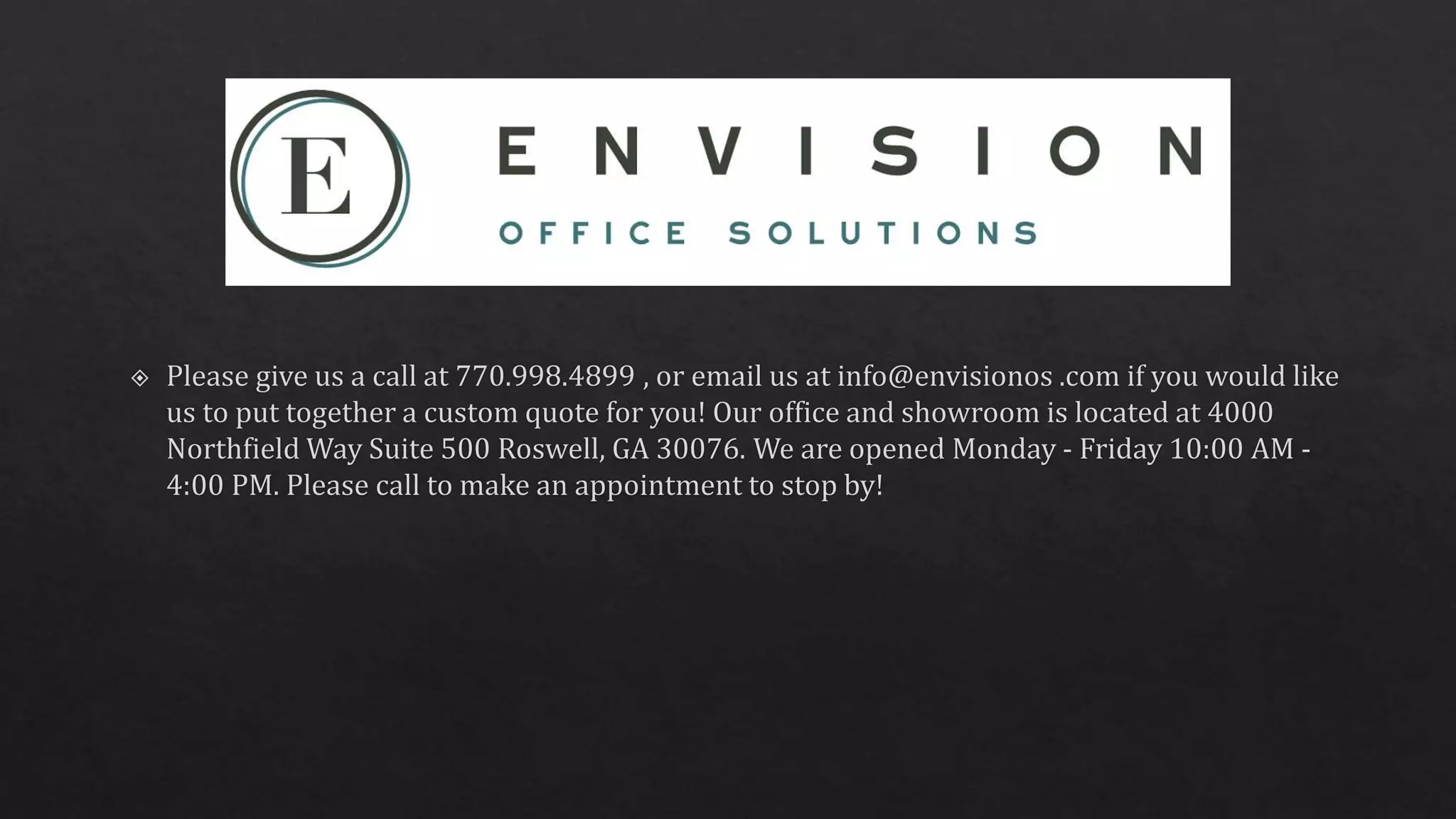 Envision Office Solutions | PPT