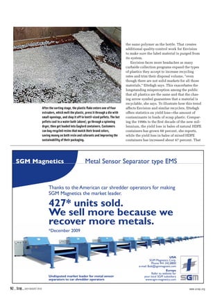 Envision Plastics Article In Scrap Inc. | PDF