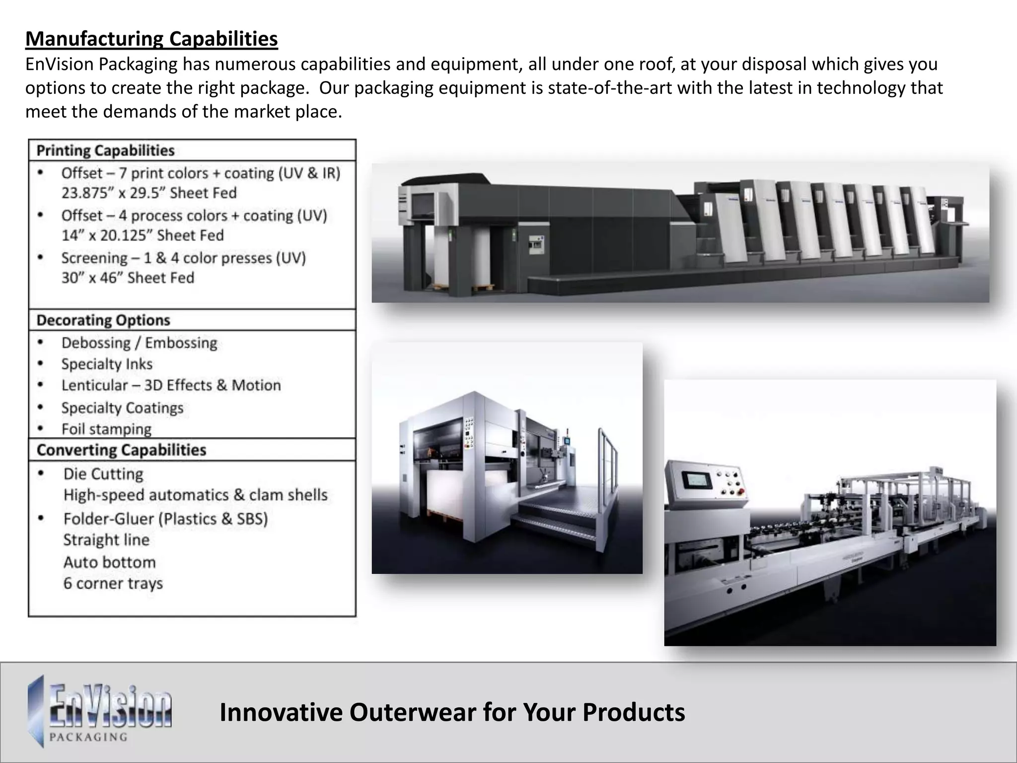 EnVision Sales Highlight Presentation | PPT