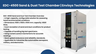 Envisys Technologies - Blowing Sand & Dust Test Chambers.pdf