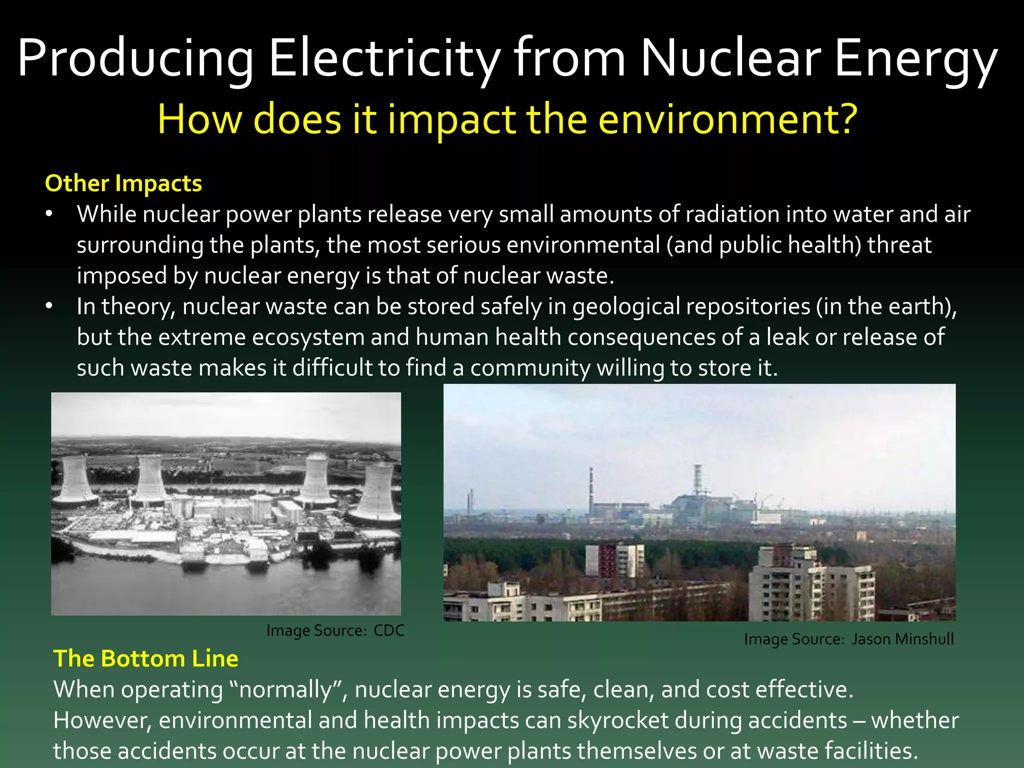 Environmental Impacts of Electricity Production | PPTX