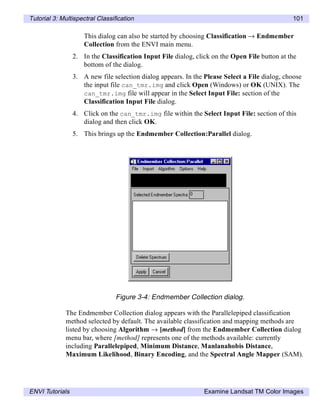 Envi tutorial | PDF