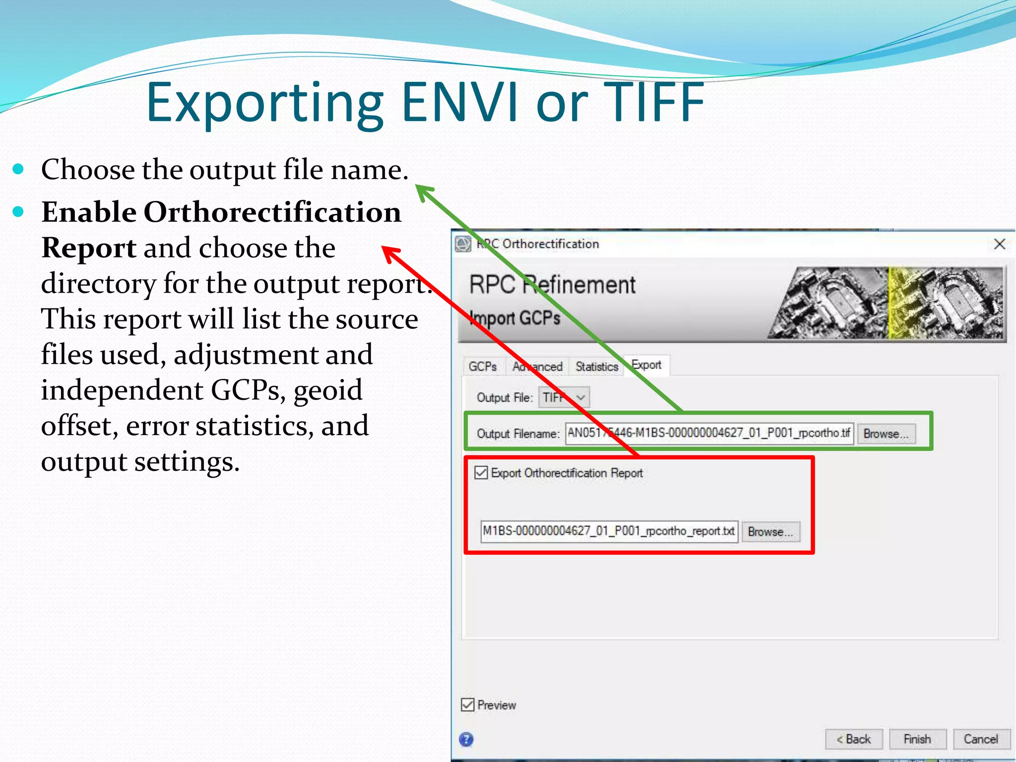 Envi tutorial on satellite photogrammetry lab | PPTX