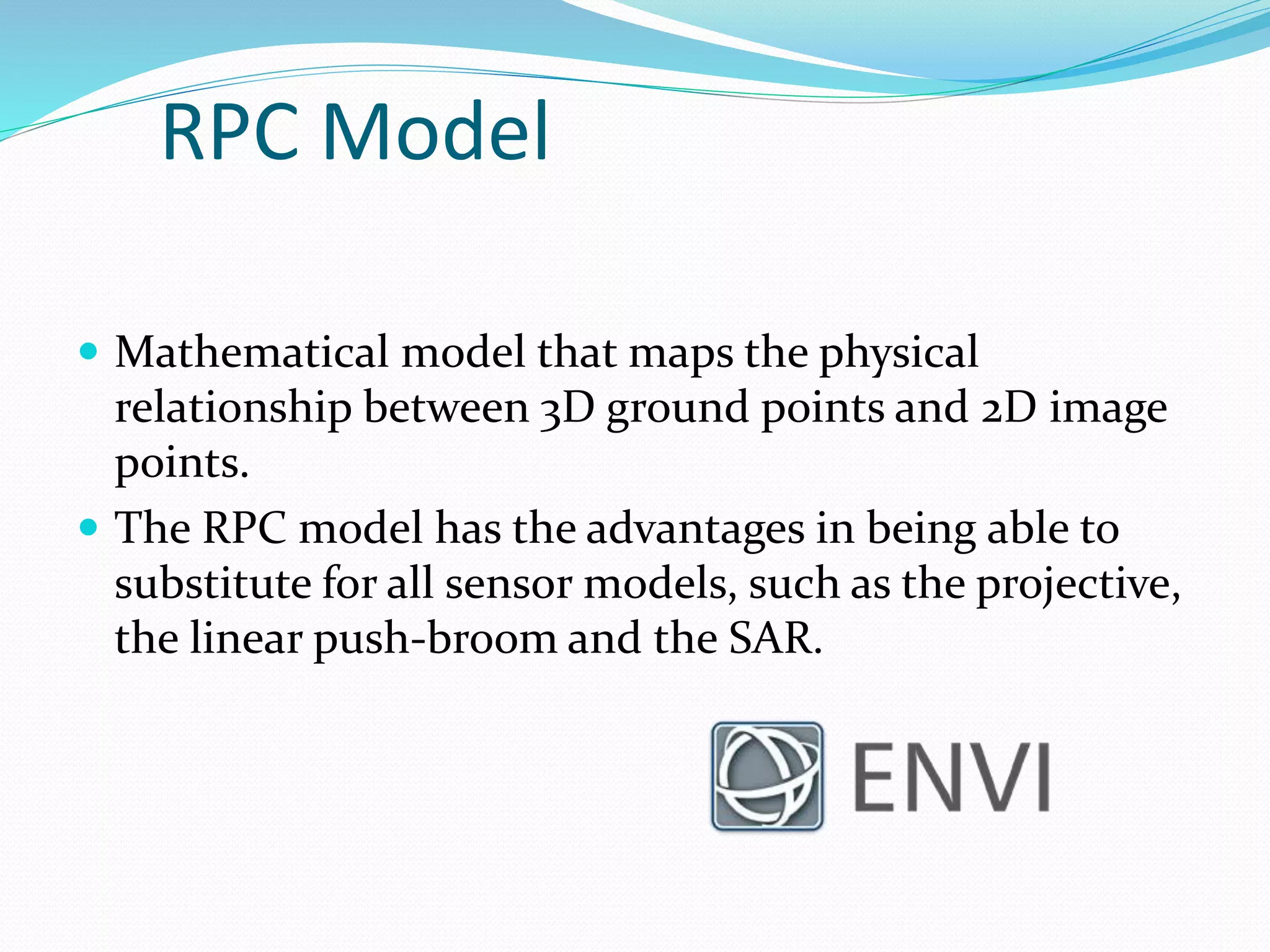Envi tutorial on satellite photogrammetry lab | PPTX