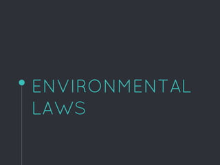 Environment Laws | PPT