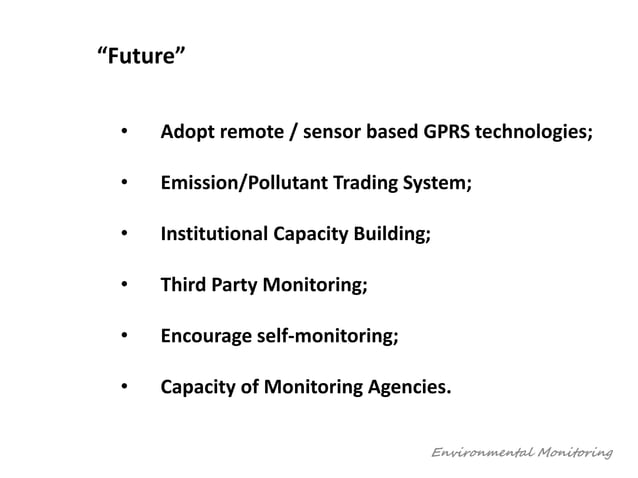 Env monitoring (2) | PPT