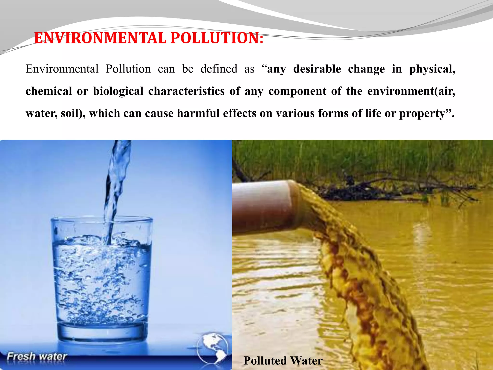 ENVIRONMENTAL POLLUTION | PPTX