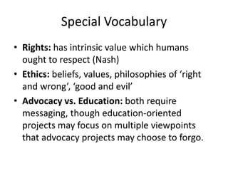 Environmental Ethics Lesson Plan | PPT