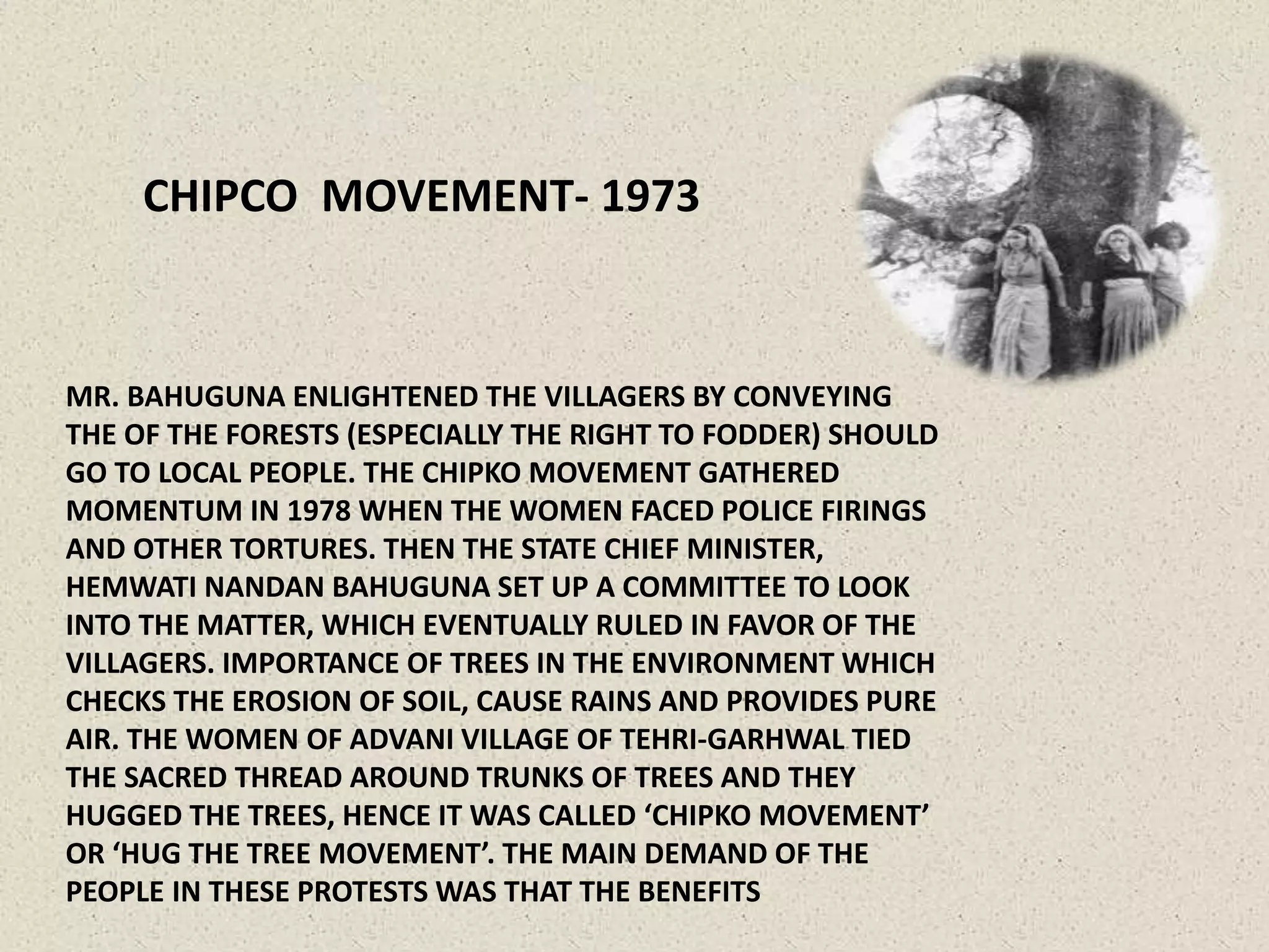 Environmental movements | PPTX