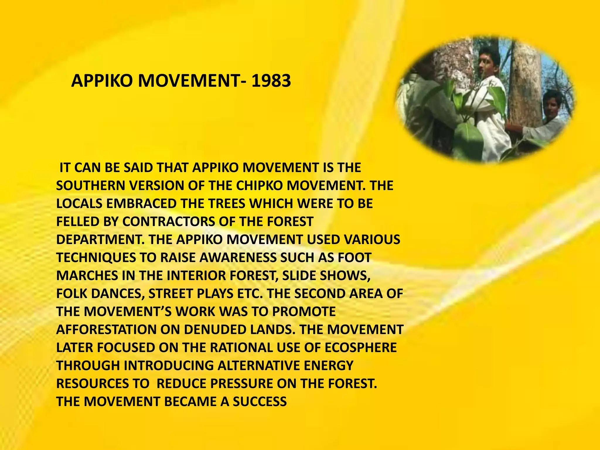 Environmental movements | PPTX