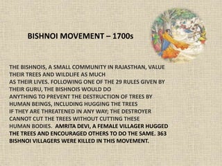 Environmental movements | PPTX