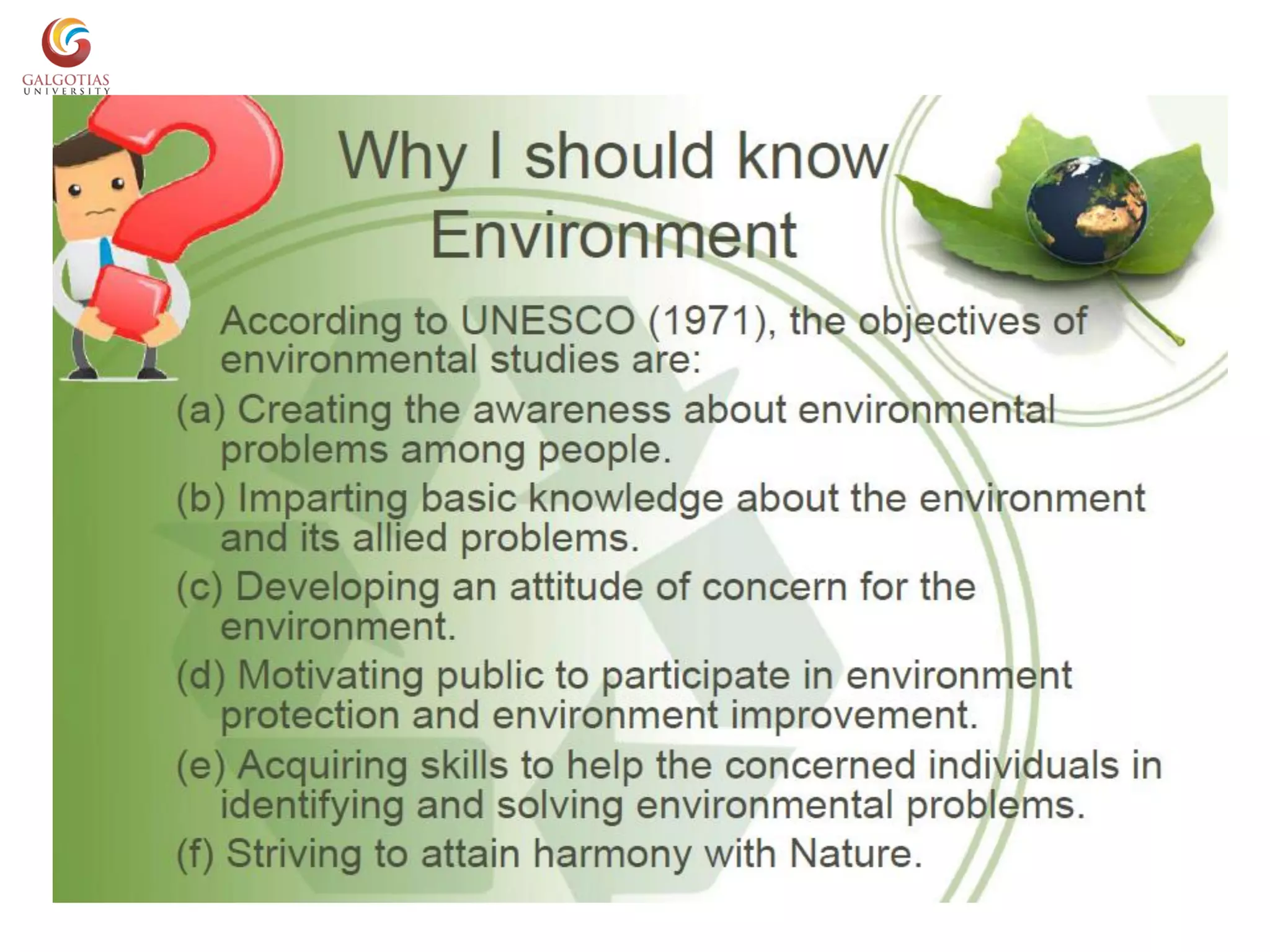 Managment of Enviorment | PPT