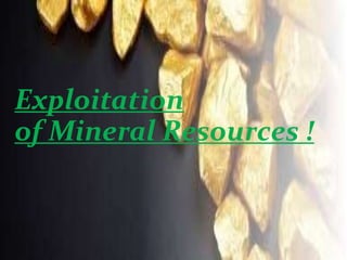 mineral resources | PPT