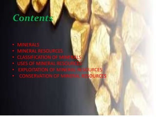 mineral resources | PPT