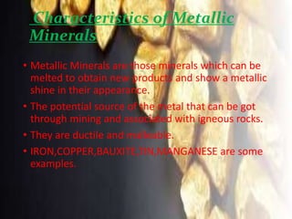 mineral resources | PPT