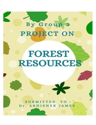 project on forest | PDF