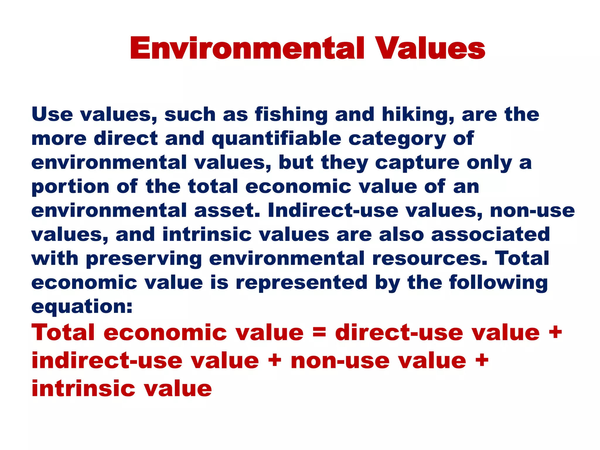 Envt valuation techniques | PPTX