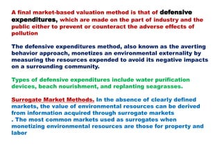 Envt valuation techniques | PPTX