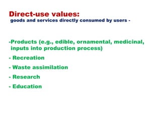 Envt valuation techniques | PPTX