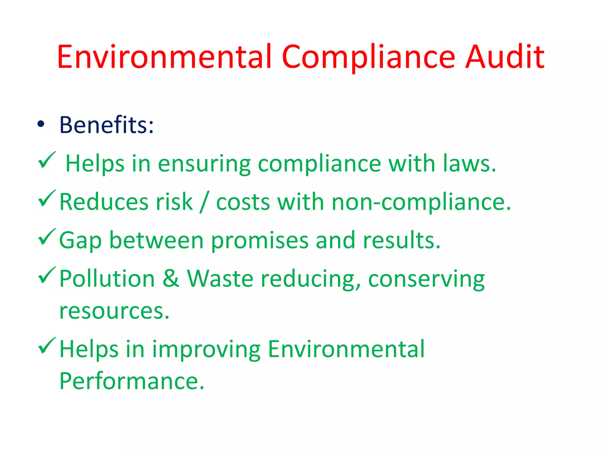 Environmental Audit | PPTX