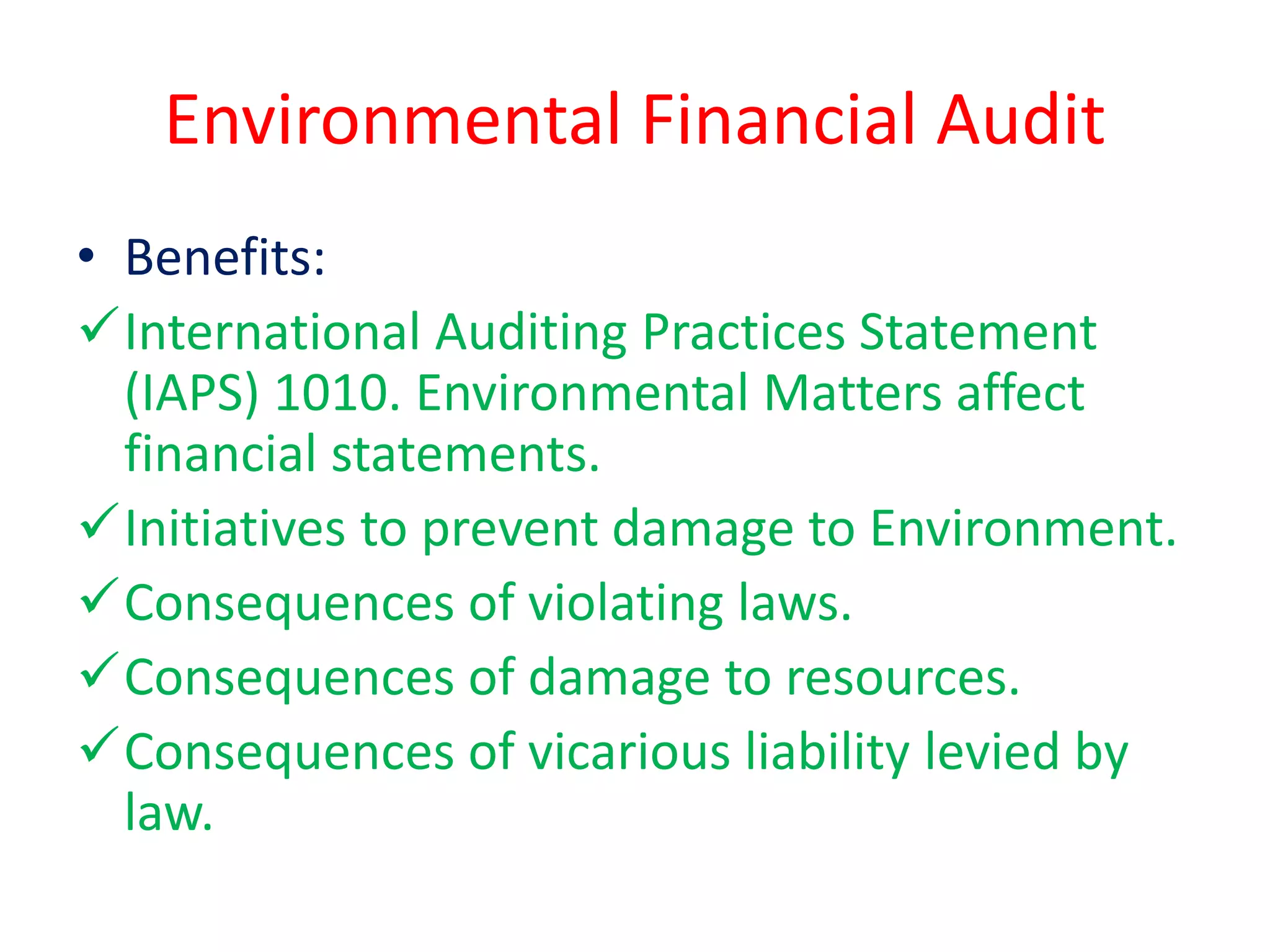 Environmental Audit | PPTX