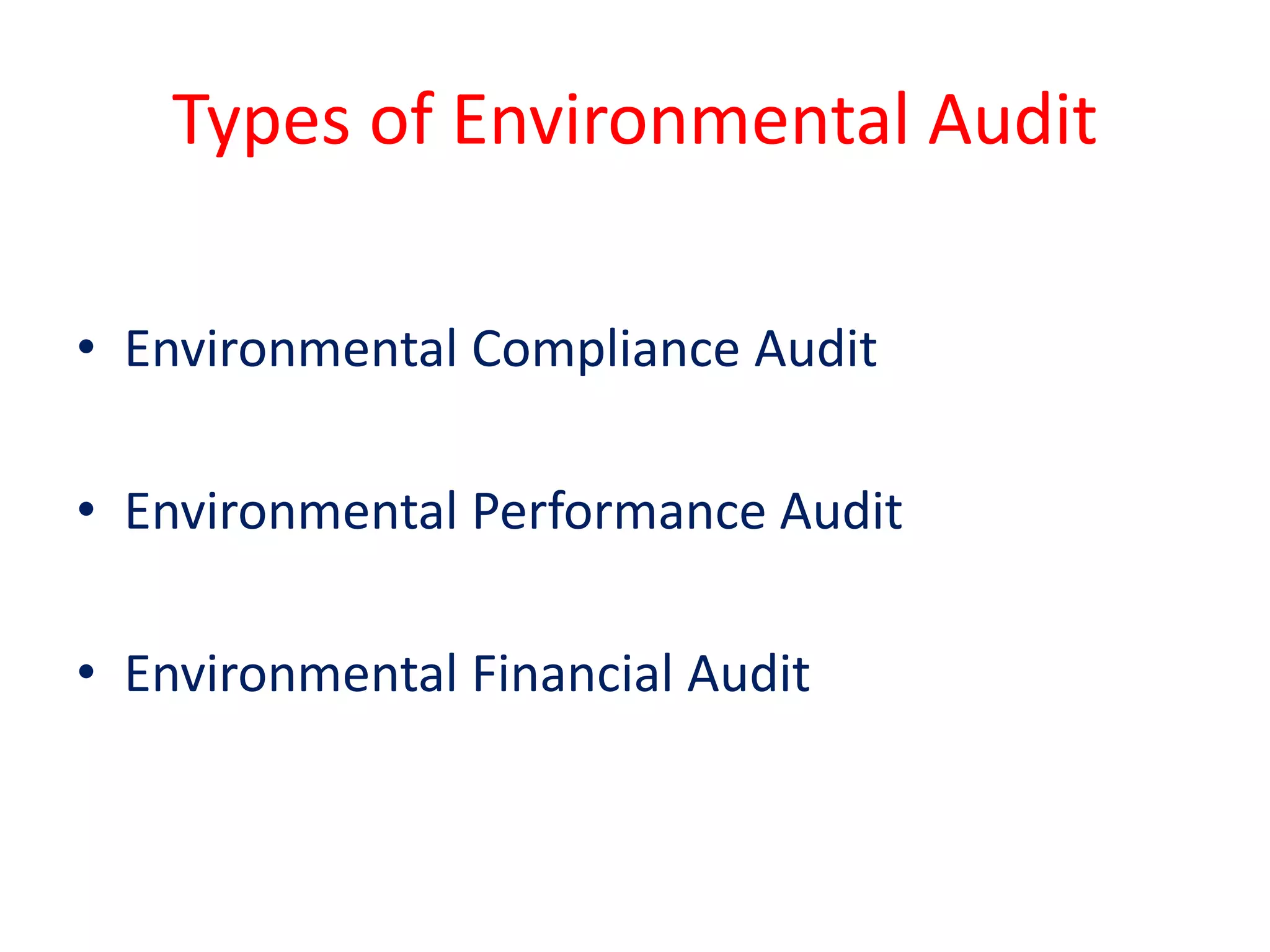 Environmental Audit | PPTX