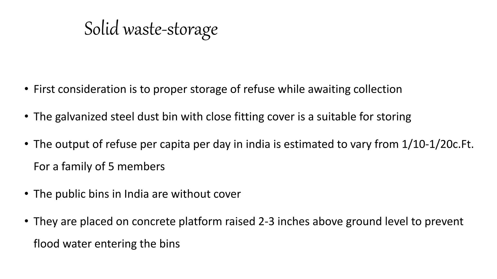 Solid waste management and excreta disposal | PPTX