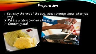 Envuelto boyacense - typical dessert | PPT