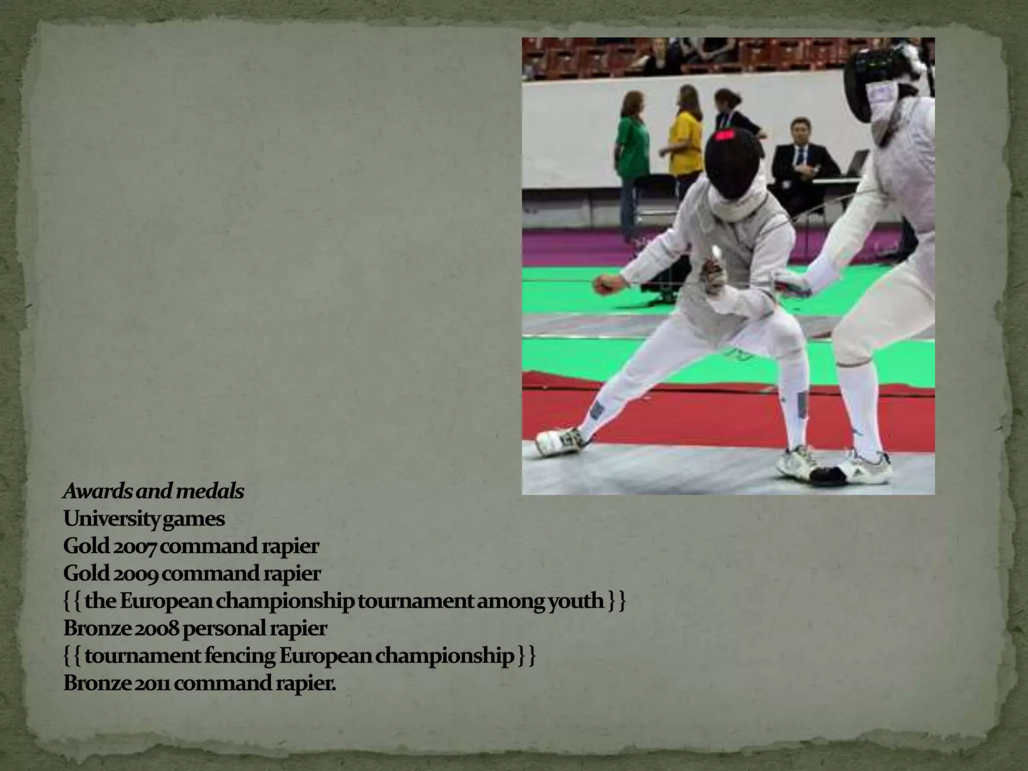 Fencing and a successful russian fencer D.V. Rigin | PPTX