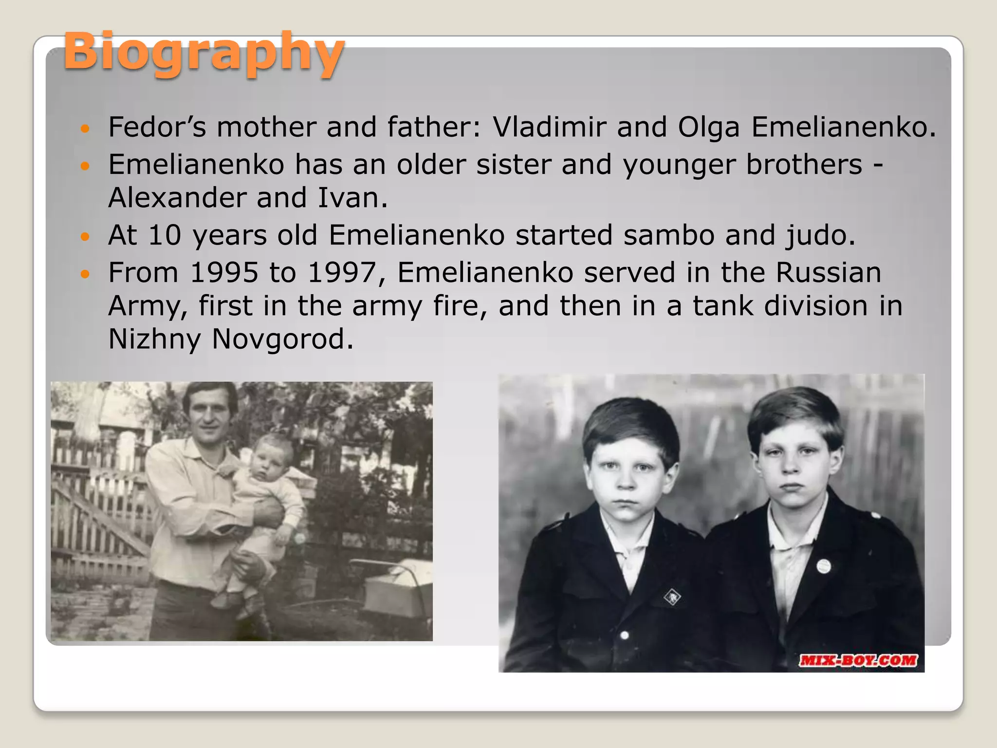 Fedor Emelianenko | PPTX