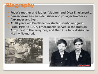Fedor Emelianenko | PPT