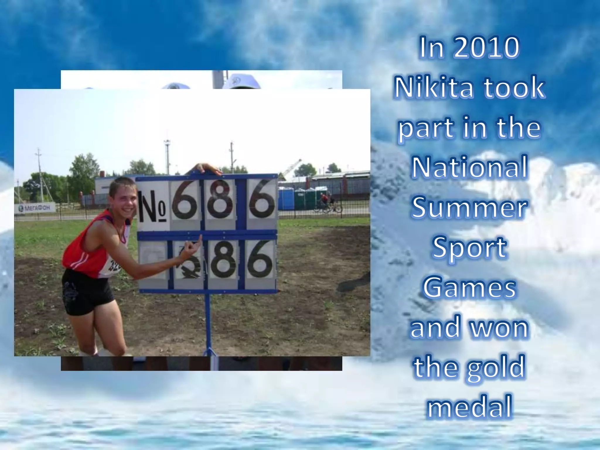 Nikita Pankratov – athlete and jumper | PPTX