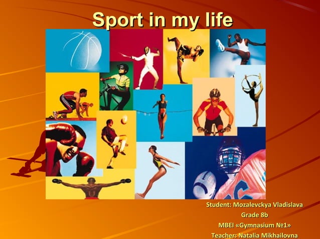 Sport in my life | PPT