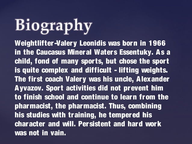 Valery Leonidis | PPT