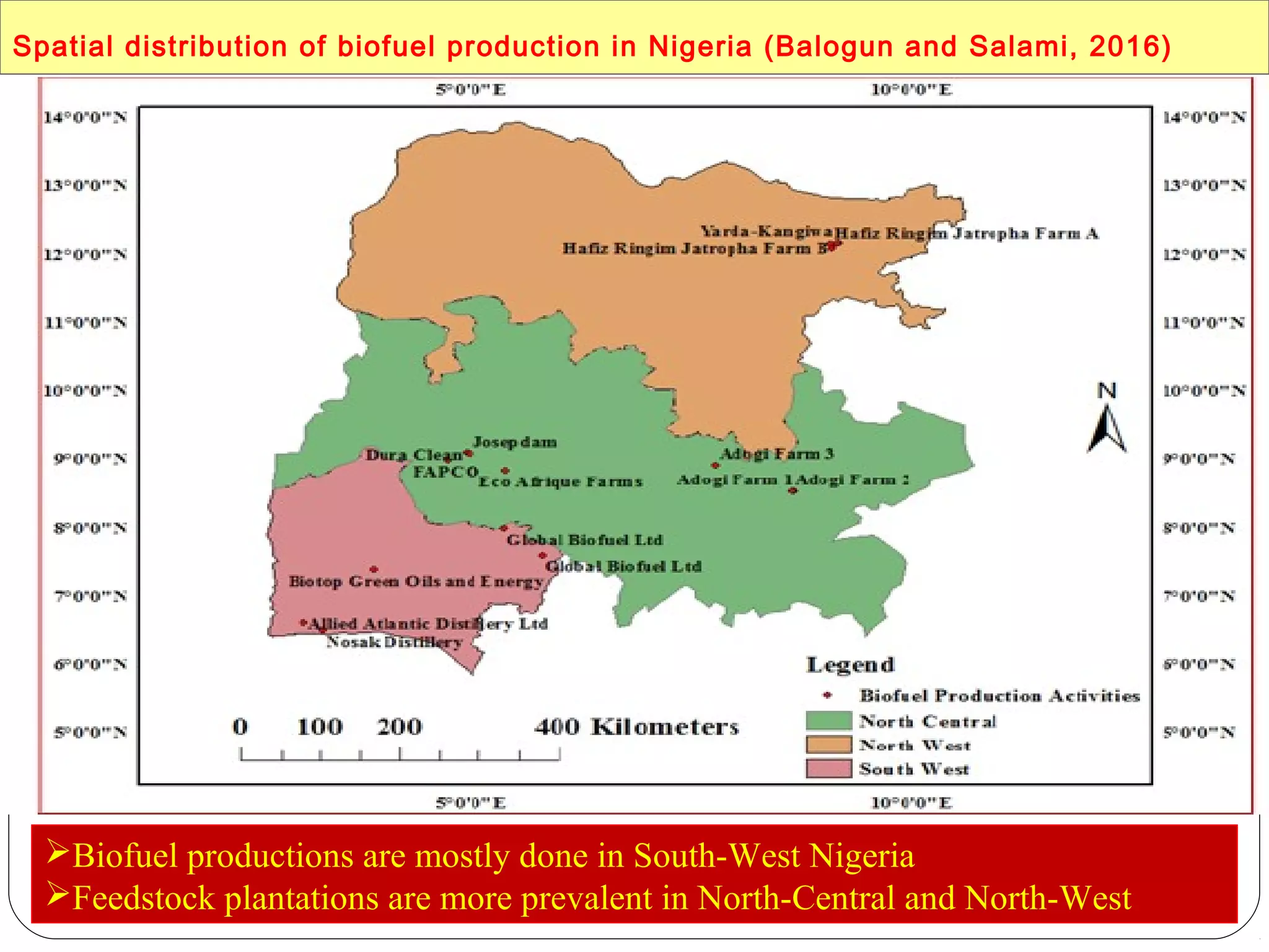 LIQUID BIOFUEL PRODUCTION IN NIGERIA: STATUS AND TOOLS FOR ...