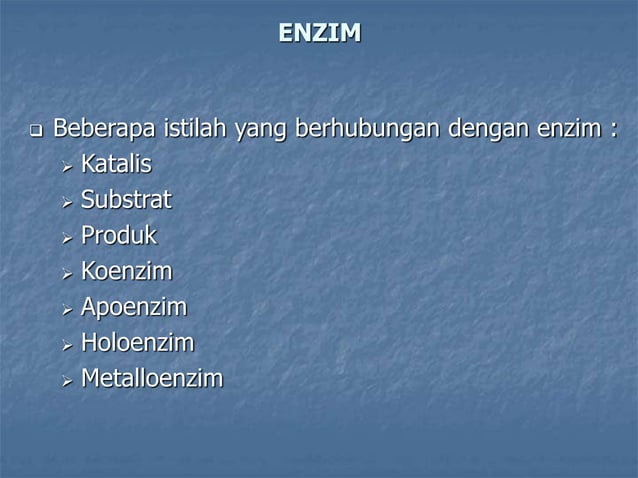 Enzim | PPT